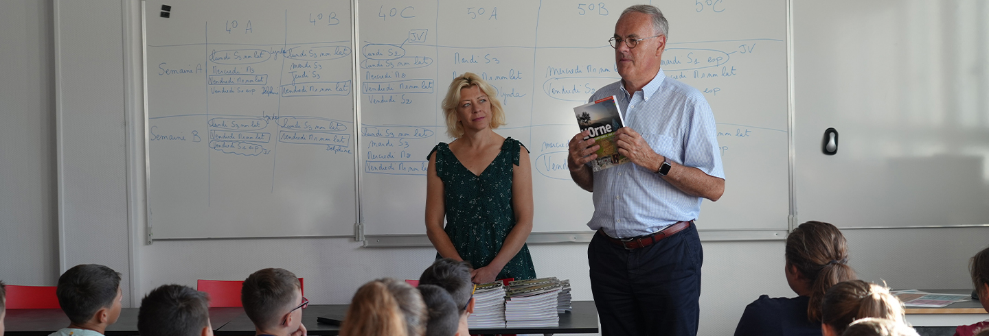 Le Président du Conseil départemental à la rencontre des collégiens ...