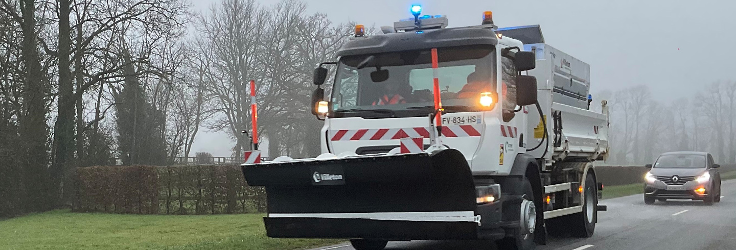 Verglas matinal sur les routes : le Plan départemental déployé ...